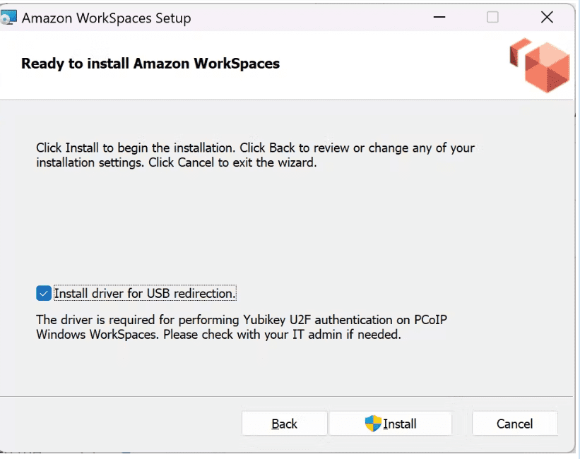 How to Install Amazon Work Spaces - Bardoc